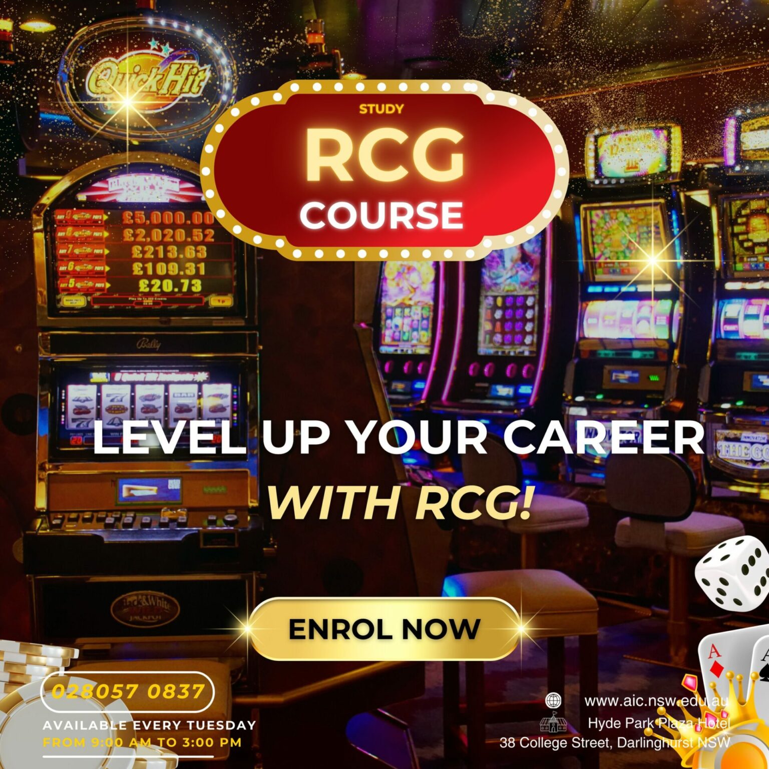 Short Courses – RSA, RCG & Food Safety - AIC - Australian International ...
